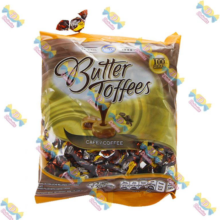 ARCOR BUTTER TOFFEES GRIEGO 50 PZS – Dulmics